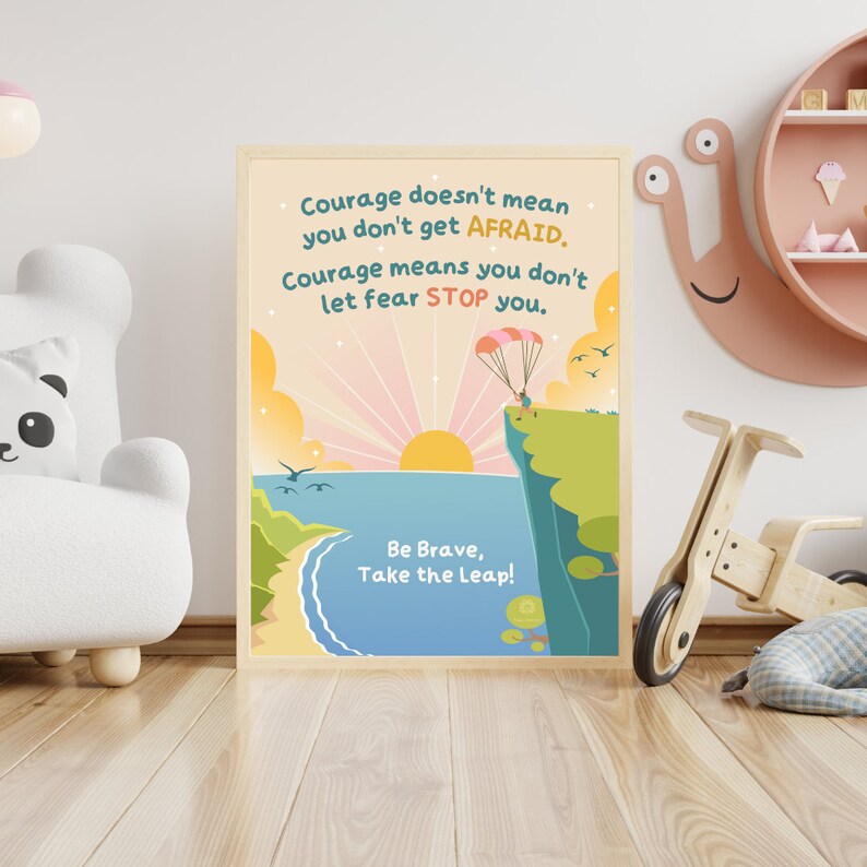 Growth Mindset Poster, Motivational Wall Art Kids, Growth Mindset Decor ...