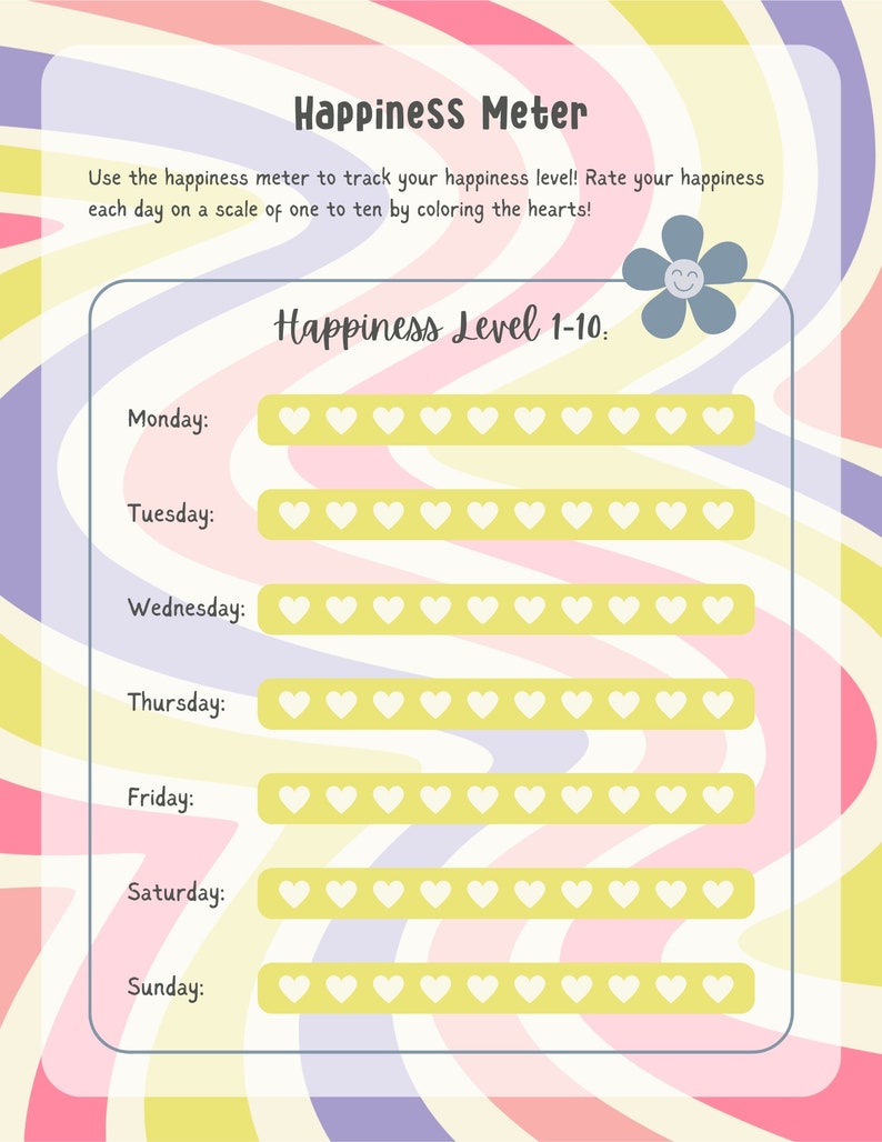 Kids Daily Positive Journal, Printable Kids, Encouraging Positive ...