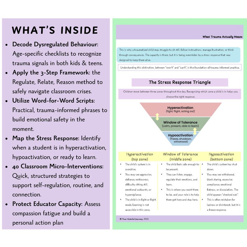 Trauma-informed Classroom Toolkit: Teacher & School Counselor Guide for ...