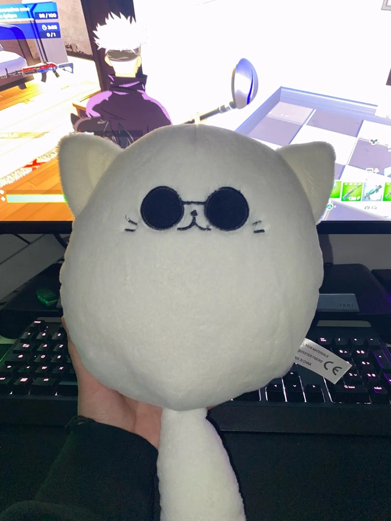 Gojo Satoru Gato Peluche Anime Jujutsu Kaisen - Etsy México