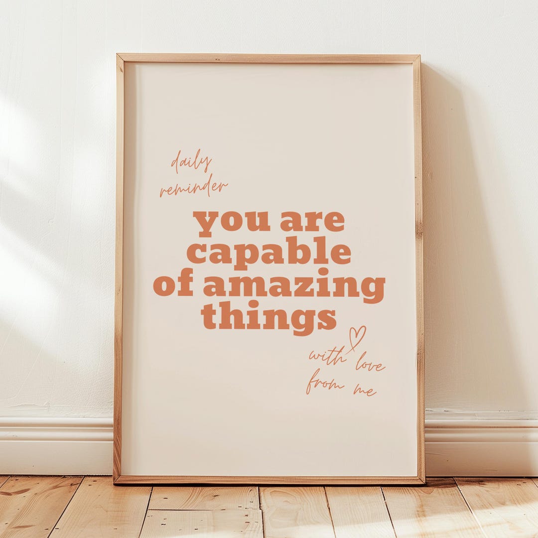 Poster: You Are Capable of Amazing Things | Motivational Poster ...