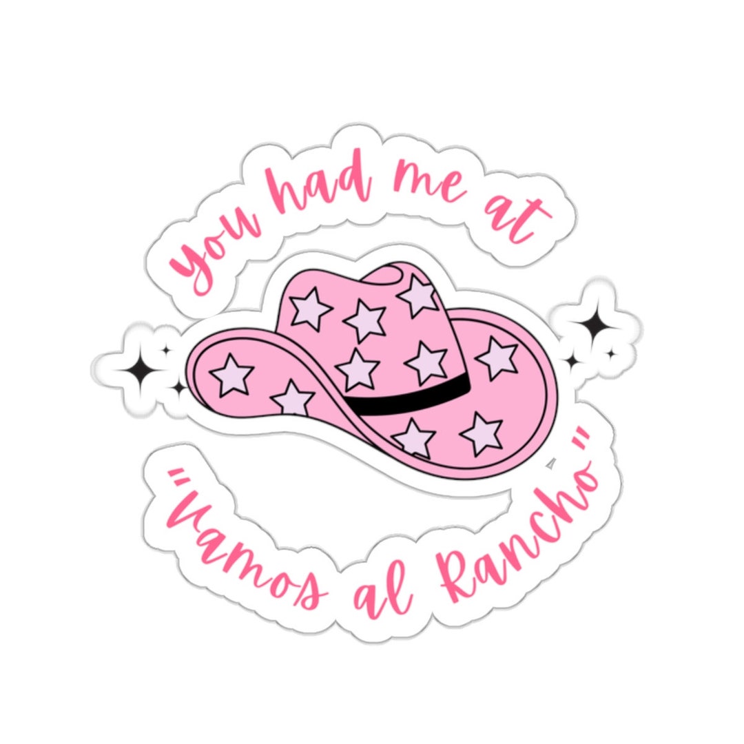 Vamos Al Rancho Cowgirl Sticker, Latina Stickers, Mexican, El Rancho ...