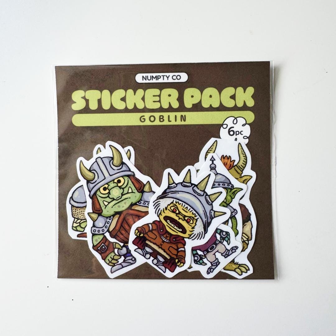 Goblin Sticker Set (6 Pc) | Jim Henson the Labyrinth, Dungeons, Creeps ...