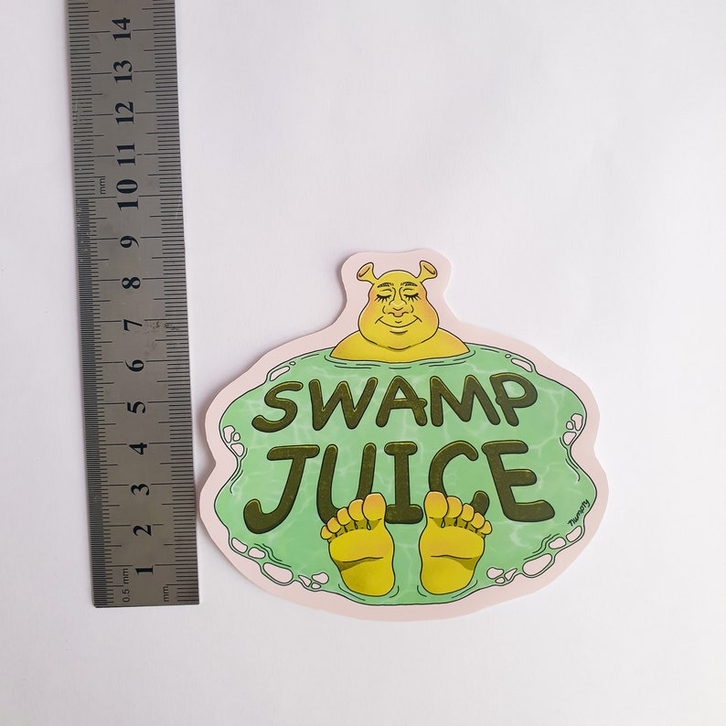 Swamp Juice // Shrek Vinyl Diecut Sticker - Etsy