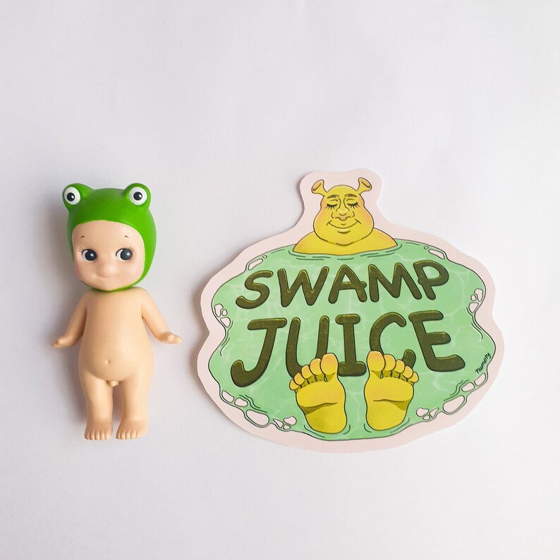 Swamp Juice // Shrek Vinyl Diecut Sticker - Etsy