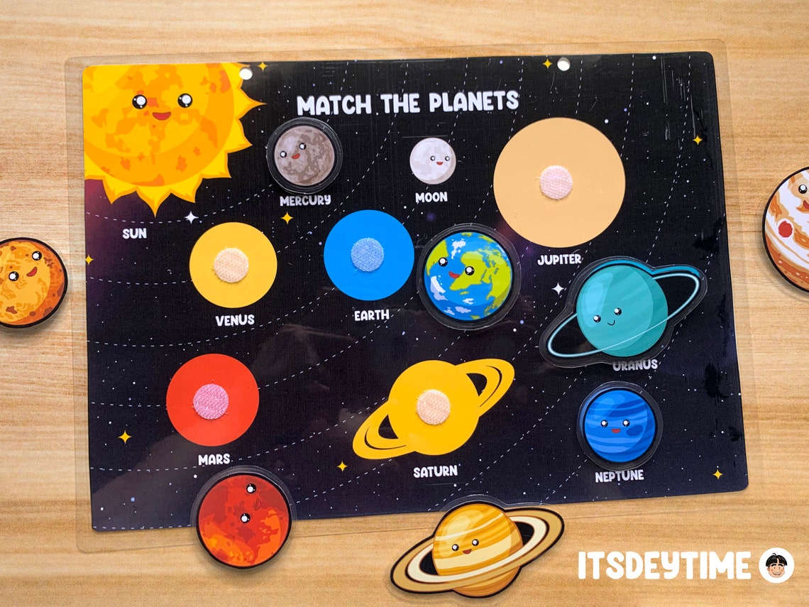 Space-themed Busy Book: Printable Learning Activities (digital Product ...