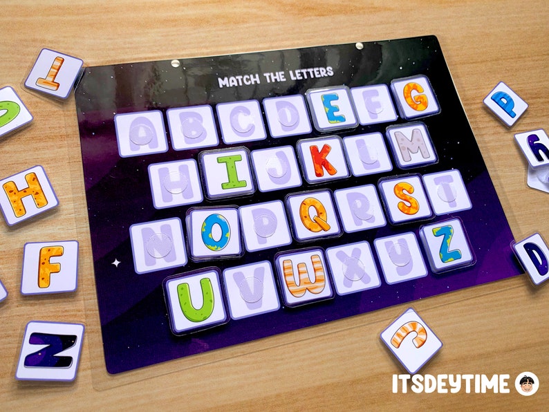 Space-themed Busy Book: Printable Learning Activities (digital Product ...