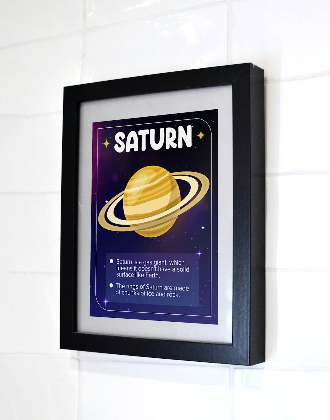 Digital Planets Poster Collection - Detailed Solar System Artwork ...