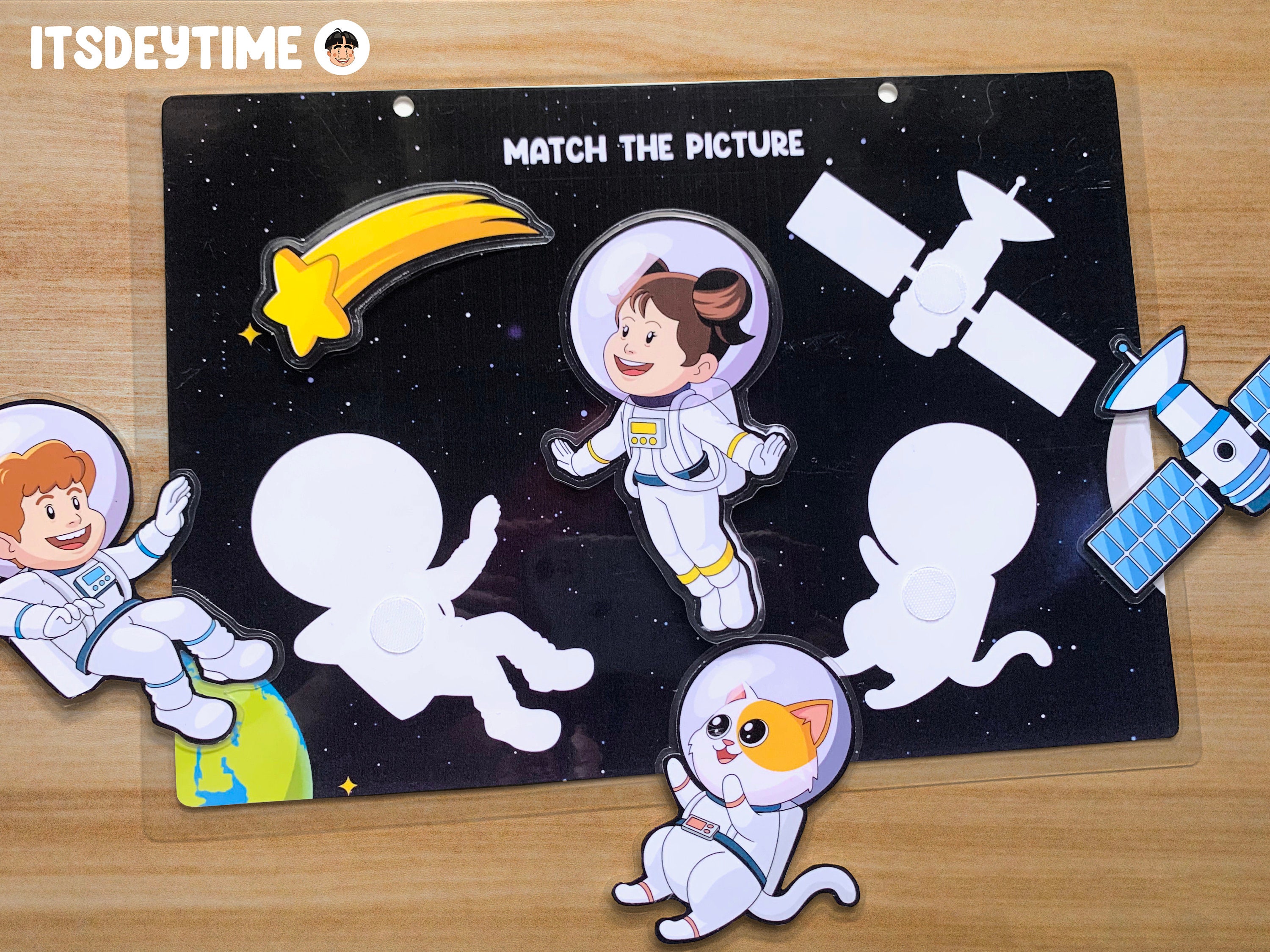Space-themed Busy Book: Printable Learning Activities (digital Product ...