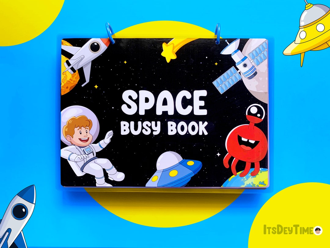 Space-themed Busy Book - Interactive Printable Learning Fun, Instant ...