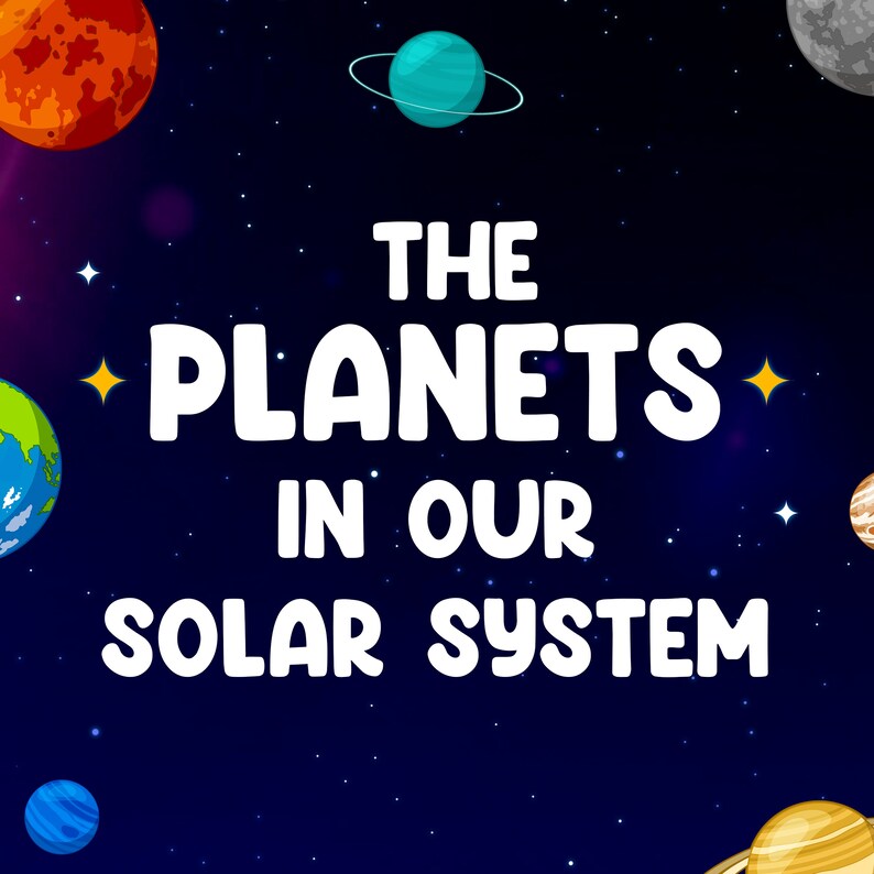 Digital Planets Poster Collection - Detailed Solar System Artwork ...