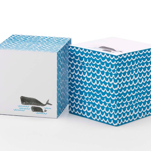 Whales Sticky Note Cube - Etsy