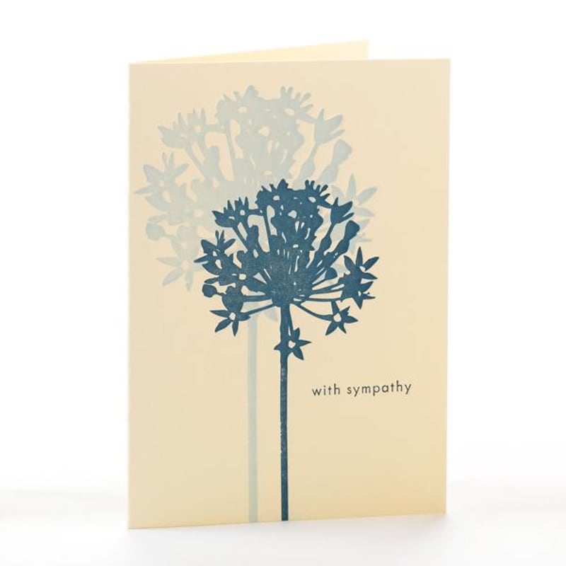 Blue Allium Cards - Etsy
