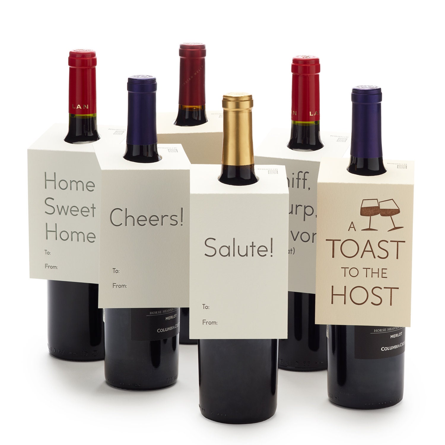 Bottle Neck Hang Tags Set of 5 - Etsy