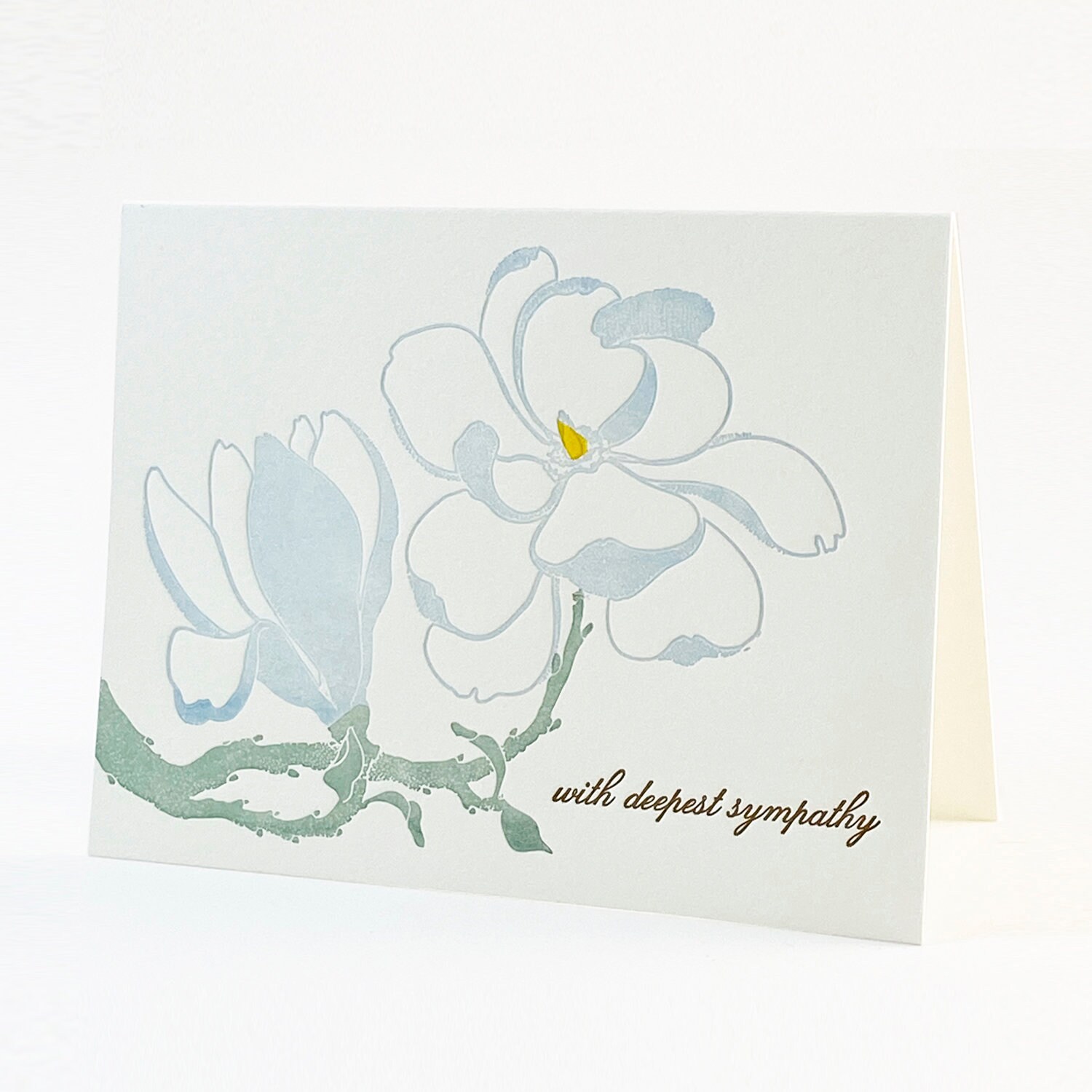 A2-228 Magnolia "with Deepest Sympathy" Card - Etsy