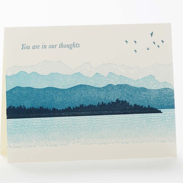 In Our Thoughts Card - Etsy