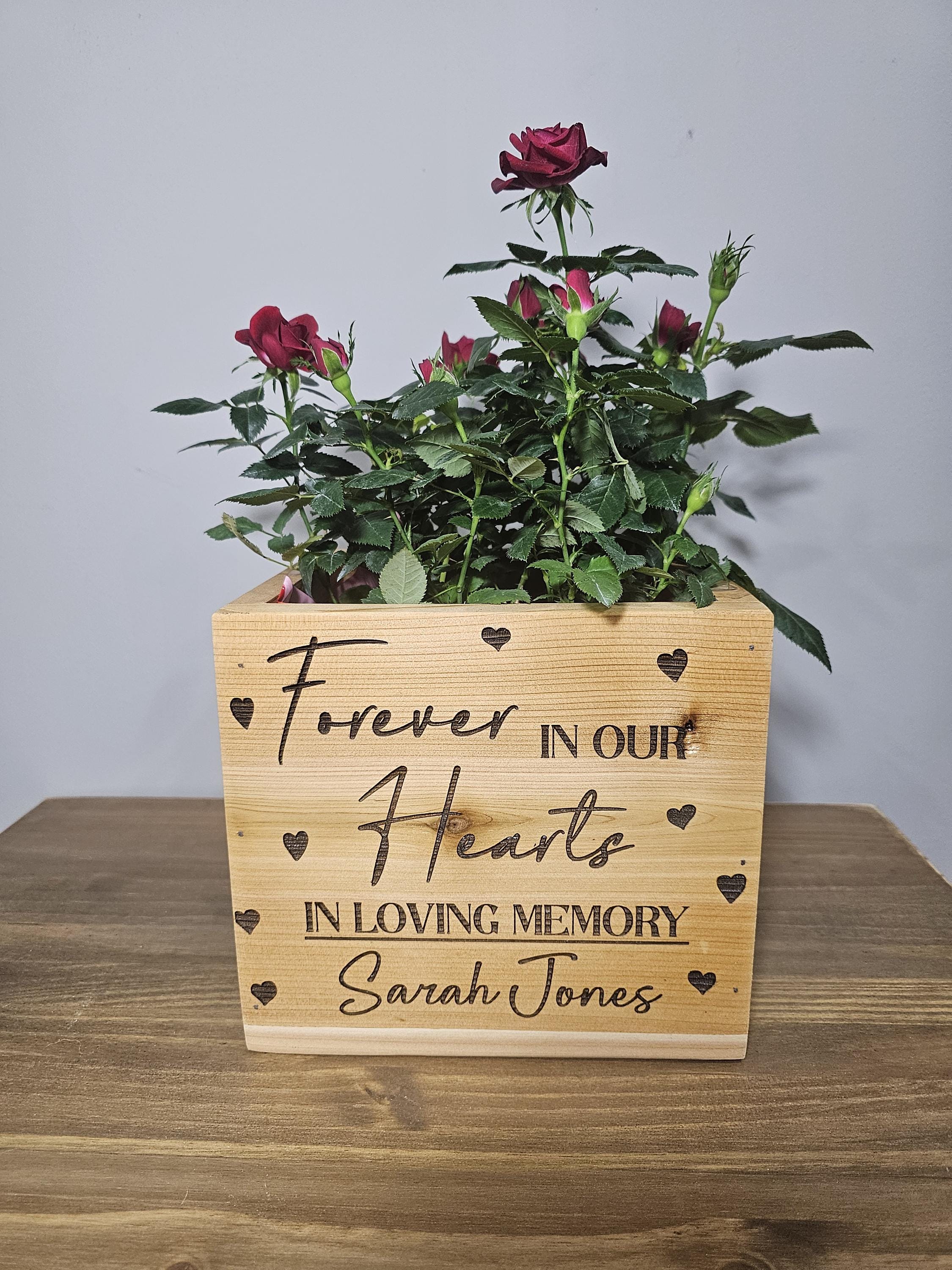 In Loving Memory Flower Pot | Memorial Planter Personalized - Etsy
