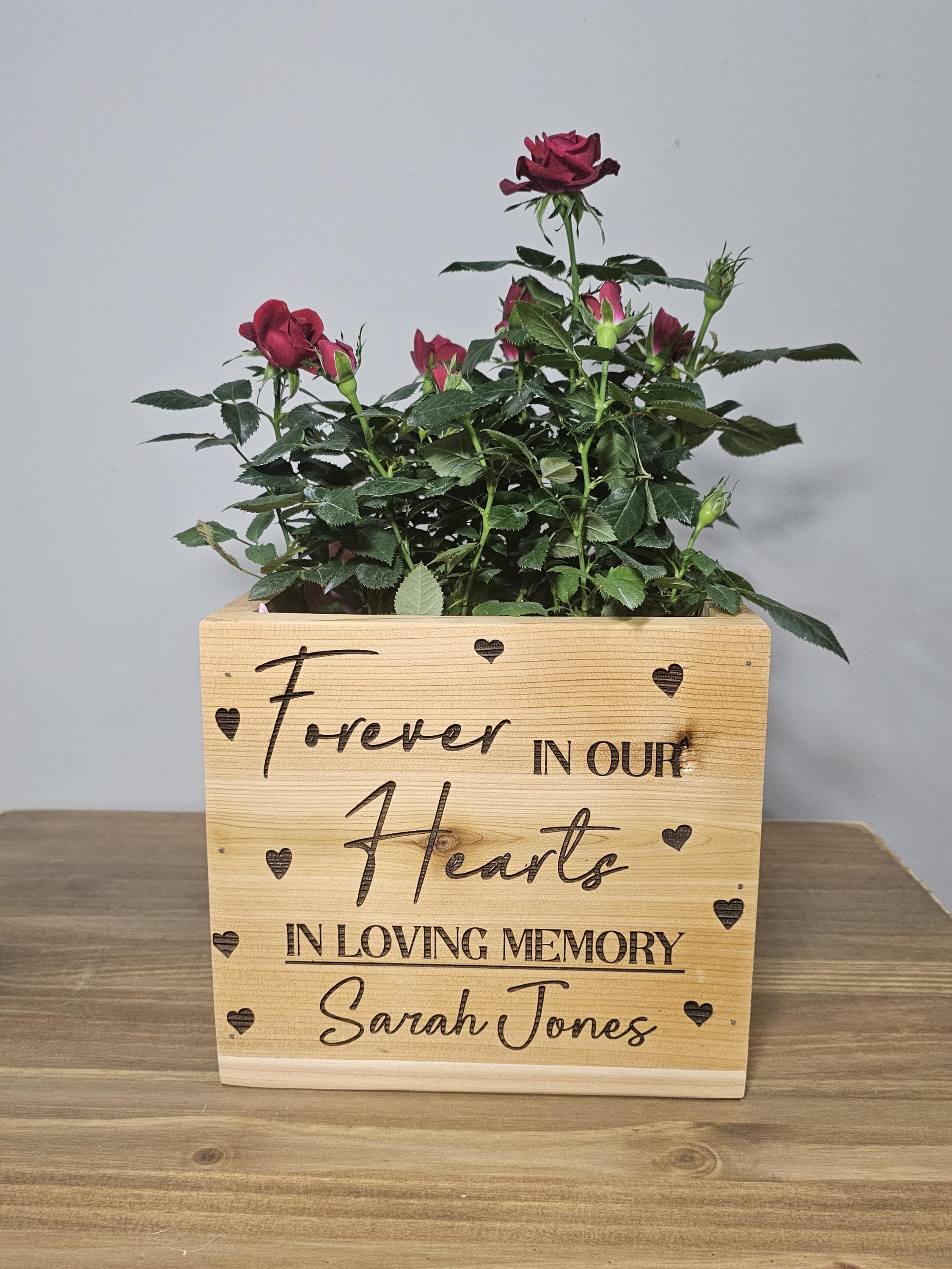 In Loving Memory Flower Pot | Memorial Planter Personalized - Etsy