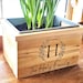 Family Name Gift, Personalized Planter Box, Custom Wood Planter Box - Etsy