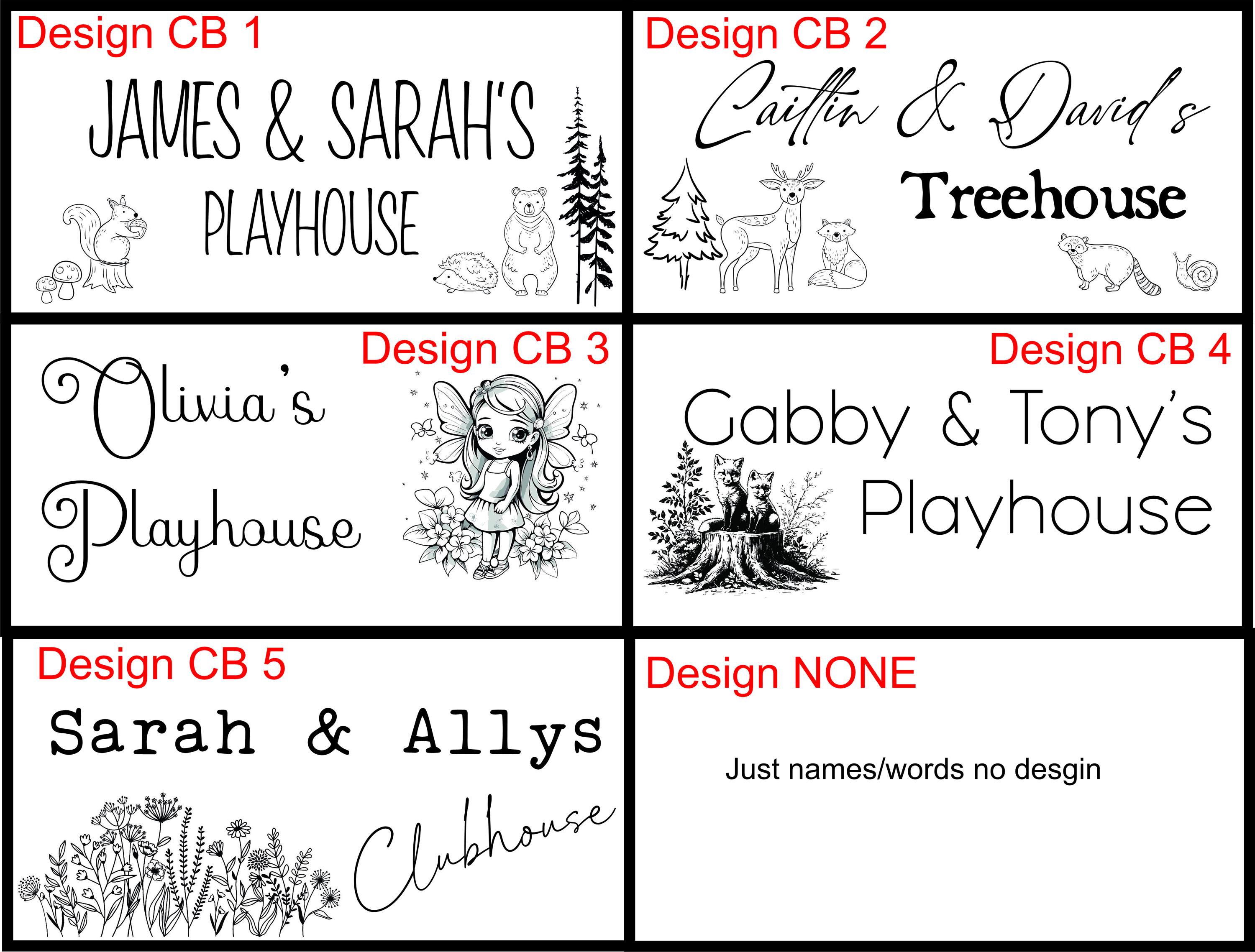 Personalized Fort Sign | Custom Playhouse Sign | Cedar Outdoor Sign - Etsy