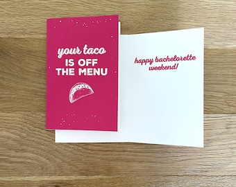 Funny Bachelorette Party Card - Etsy