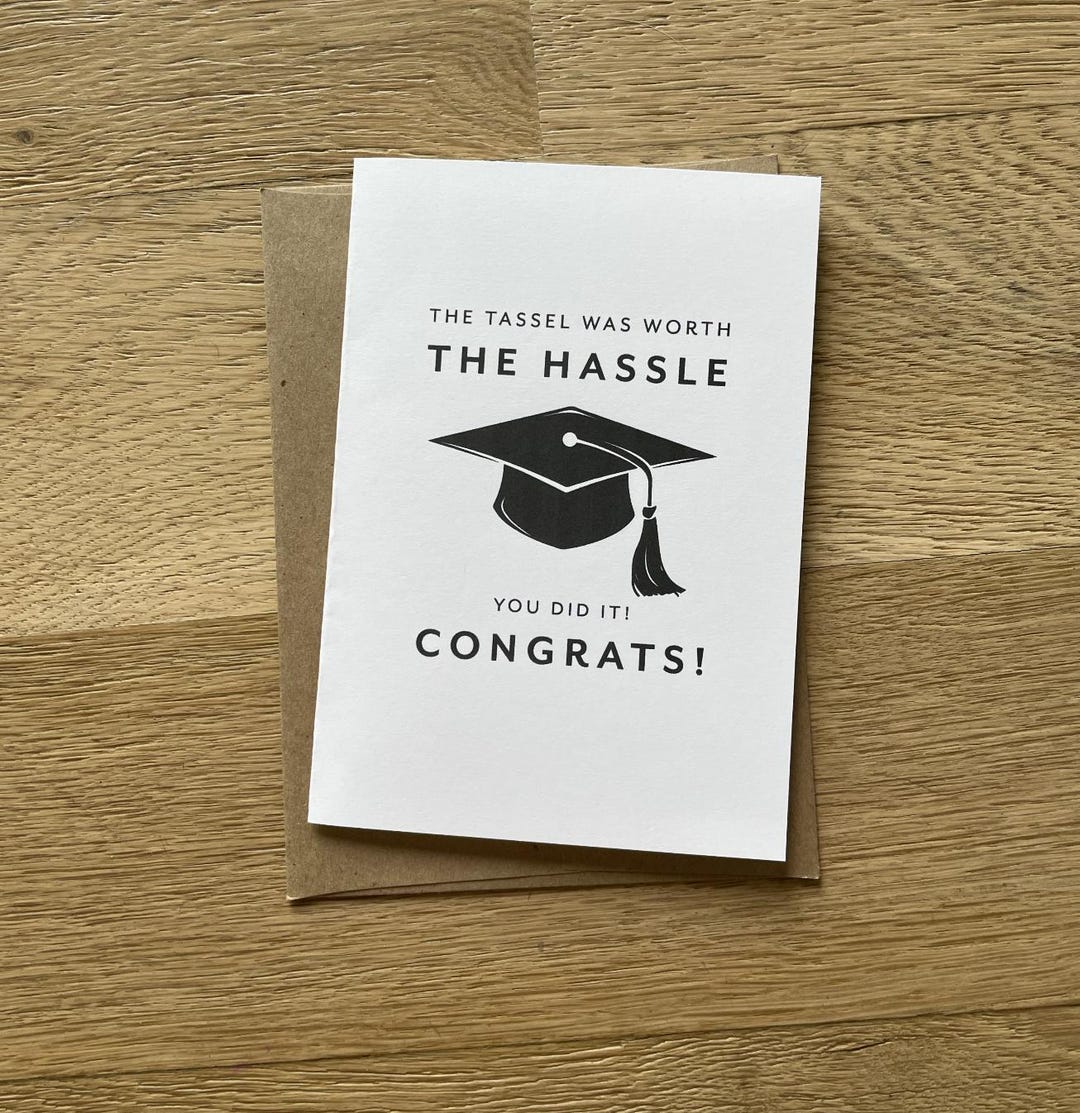 Unique Graduation Card - Etsy