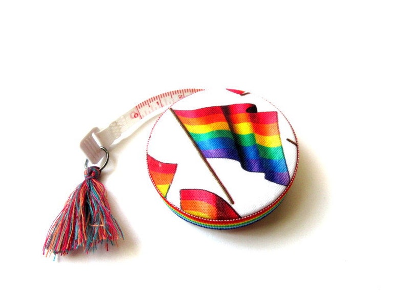 Retractable Tape Measure Rainbow Pride Flag Small Measuring - Etsy