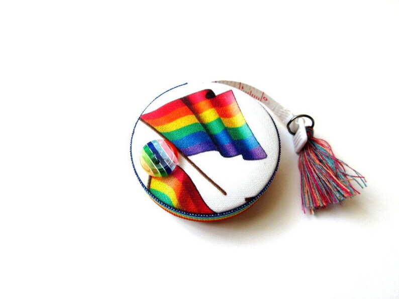 Retractable Tape Measure Rainbow Pride Flag Small Measuring - Etsy
