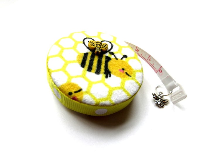 Tape Measure Honeycomb Bees Small Retractable Measuring Tape - Etsy