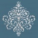 Anna Damask Wall Stencil - LARGE WALL STENCILS Instead of Wallpaper ...