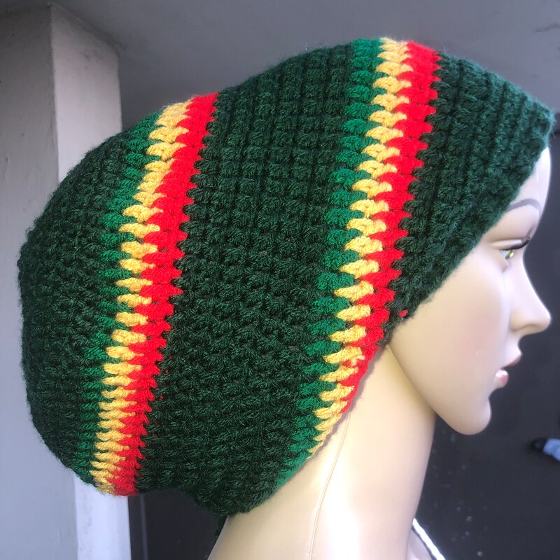 Rasta Beanie - Etsy