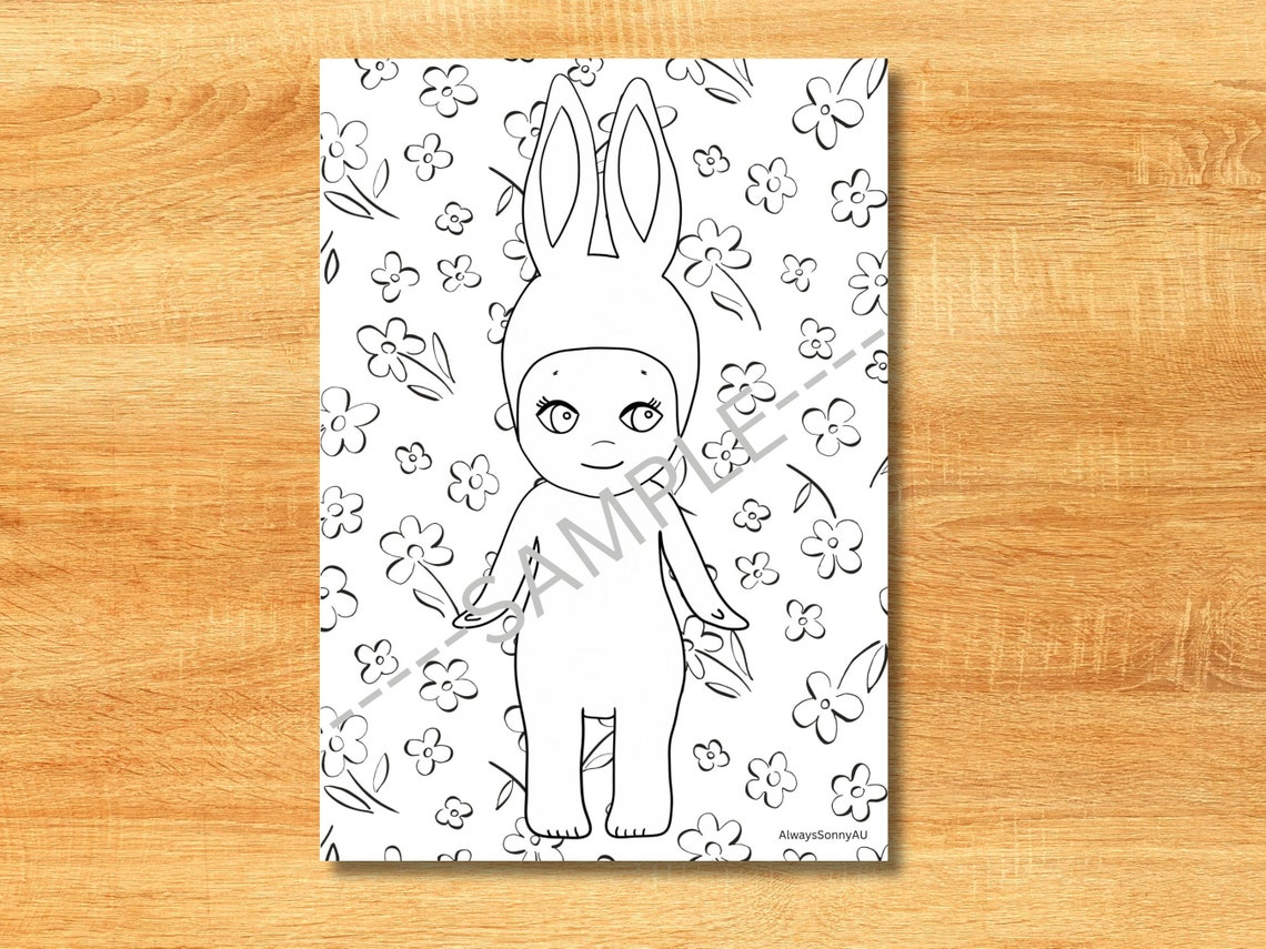 Libro para colorear de Sonny Angel - Lo mejor de la serie Animal - Etsy ...