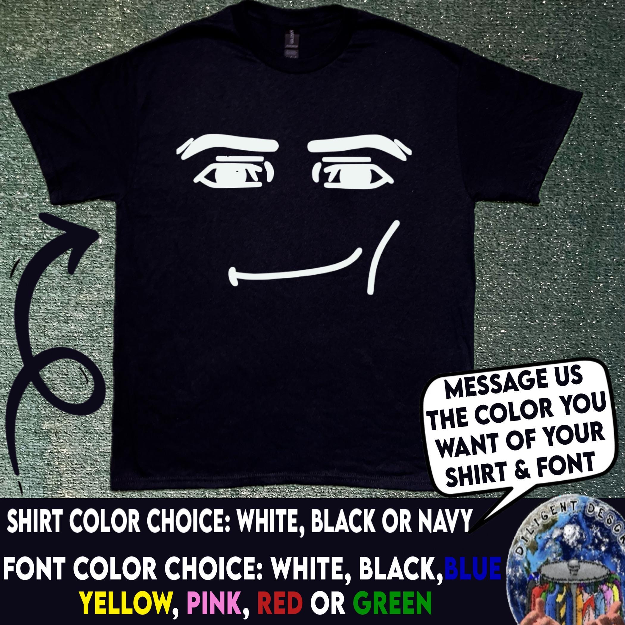 Roblox Man Face Shirt Roblox Handsome Smirk Shirt , Rizz Shirt Roblox ...