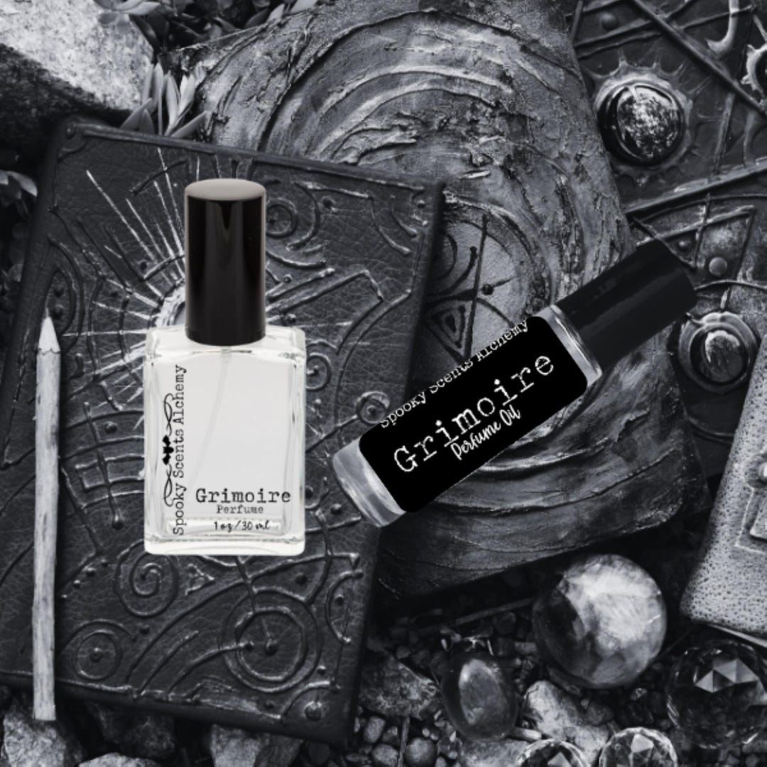Grimoire Gothic Perfume Roll on Oil -spooky Gothic Scents-rollerball ...