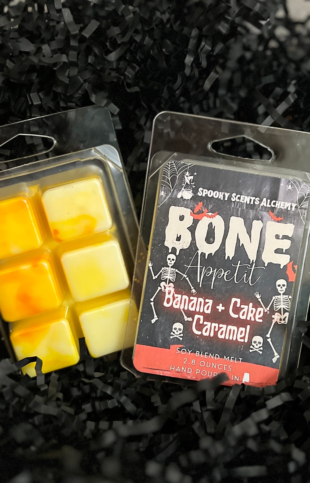 Bone Appetit Banana Cake Halloween Wax Melt - Spooky Fall Witchy Wax ...
