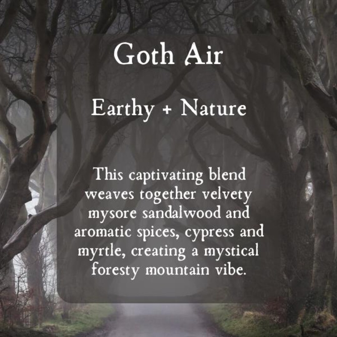 Goth Air Gothic Perfume Roll on Oil Niche Perfume- Designer Inspired ...