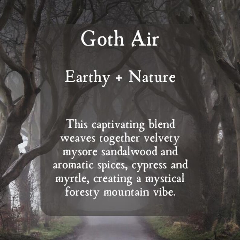 Goth Air Gothic Perfume Roll on Oil Niche Perfume- Designer Inspired ...
