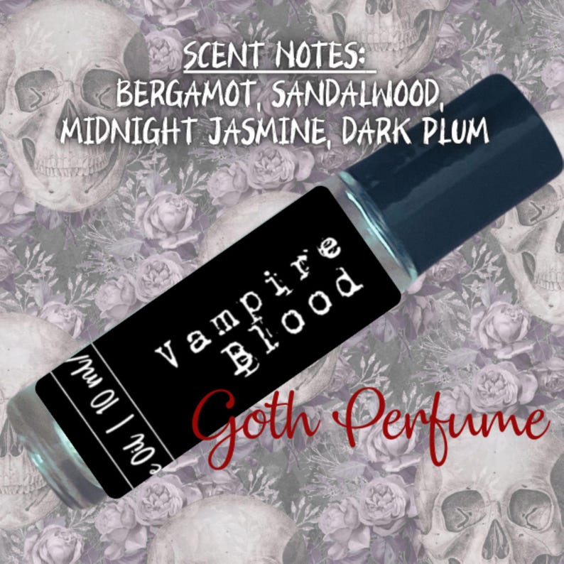 Vampire Blood Gothic Roll on Perfume Oil -goth Fragrance Roller Ball ...