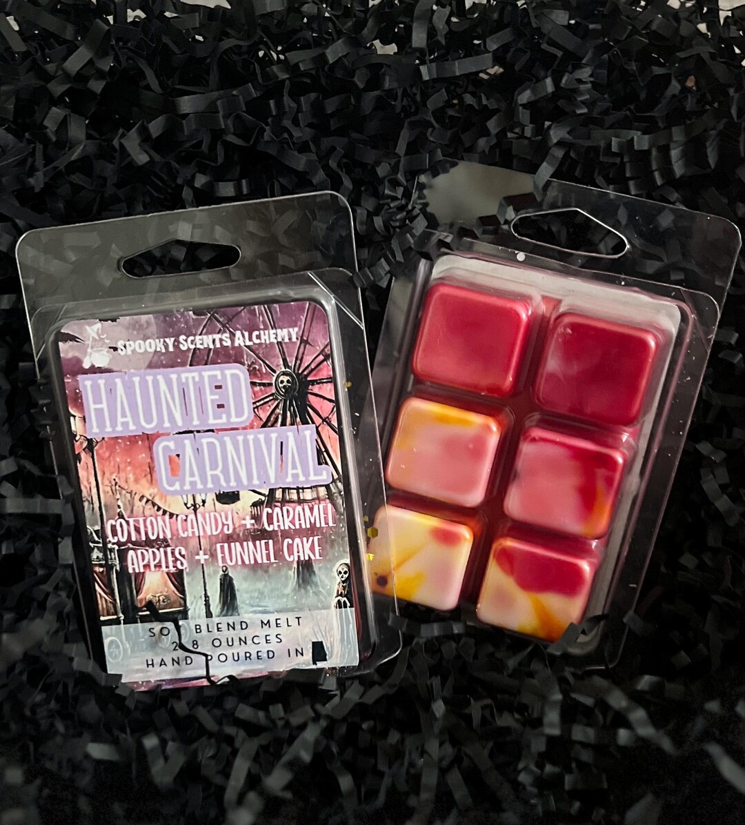 Haunted Carnival Spooky Wax Melt - Halloween Wax Melt- Gourmand Horror ...