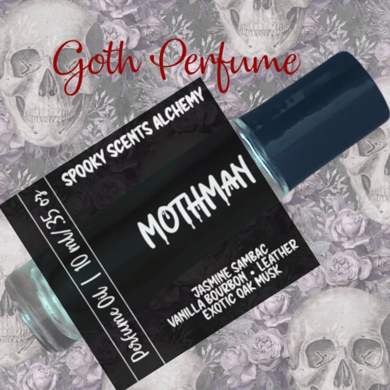 Mothman Gothic Perfume Roll on Perfume Oil Gothic Scents Parfum Alcohol ...