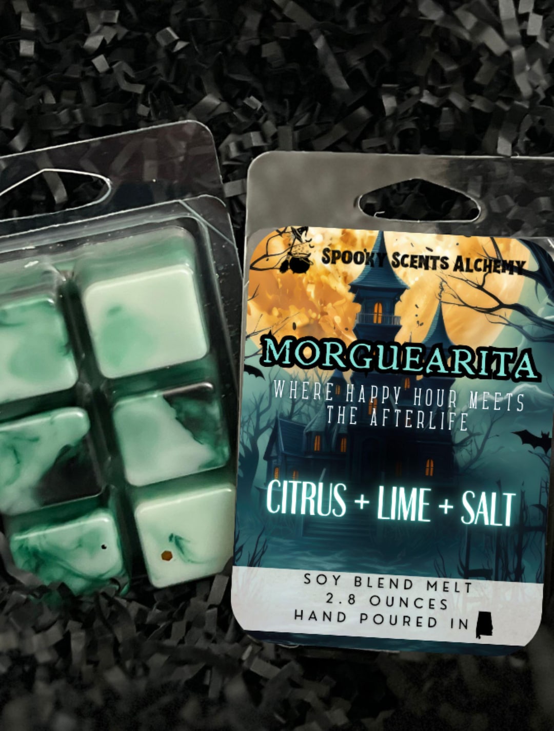 Morguearita Halloween Wax Melt -margarita Lime +tequila Spooky ...
