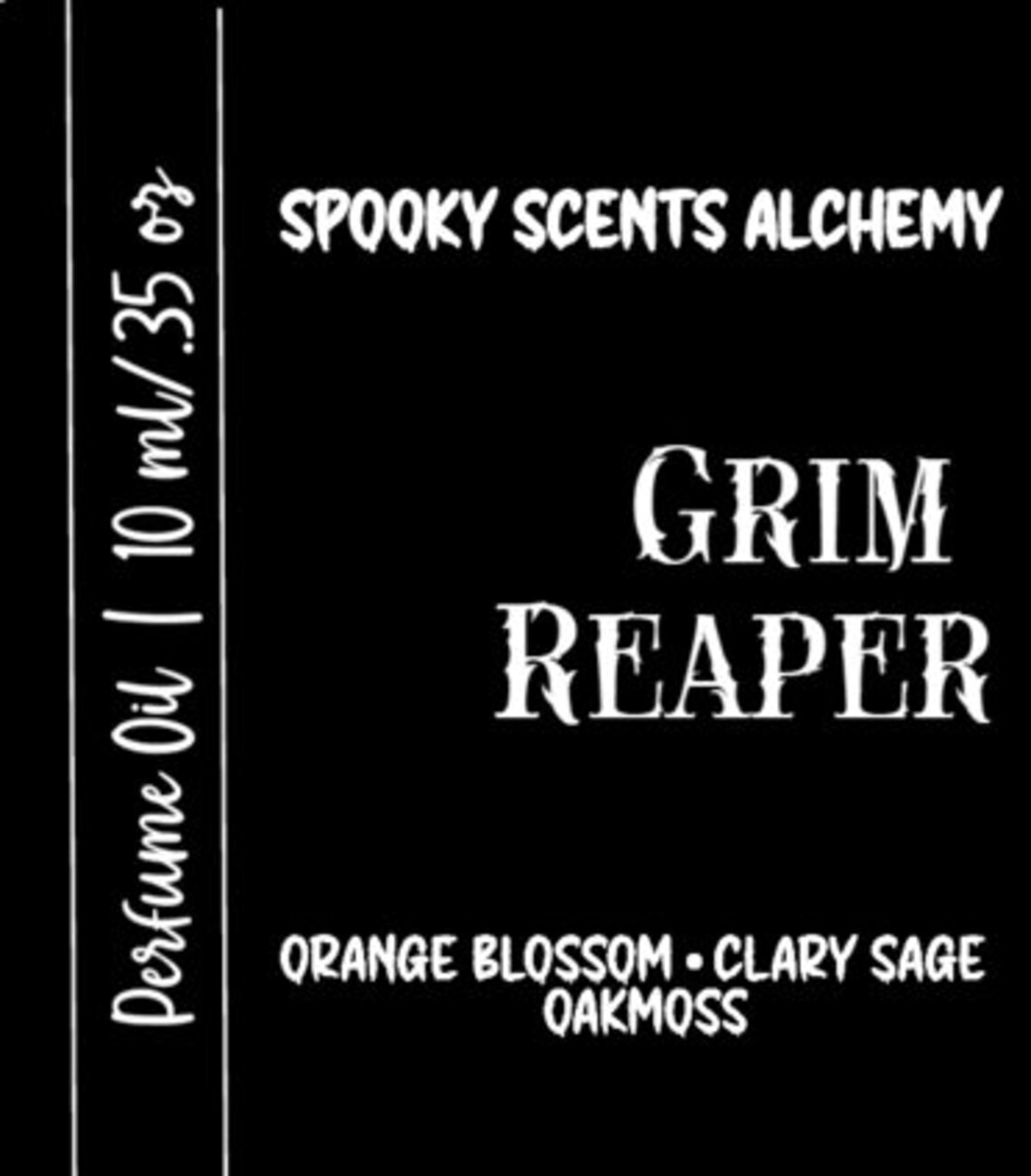 Grim Reaper Gothic Roll on Perfume Oil-spooky Goth Scents Unisex ...