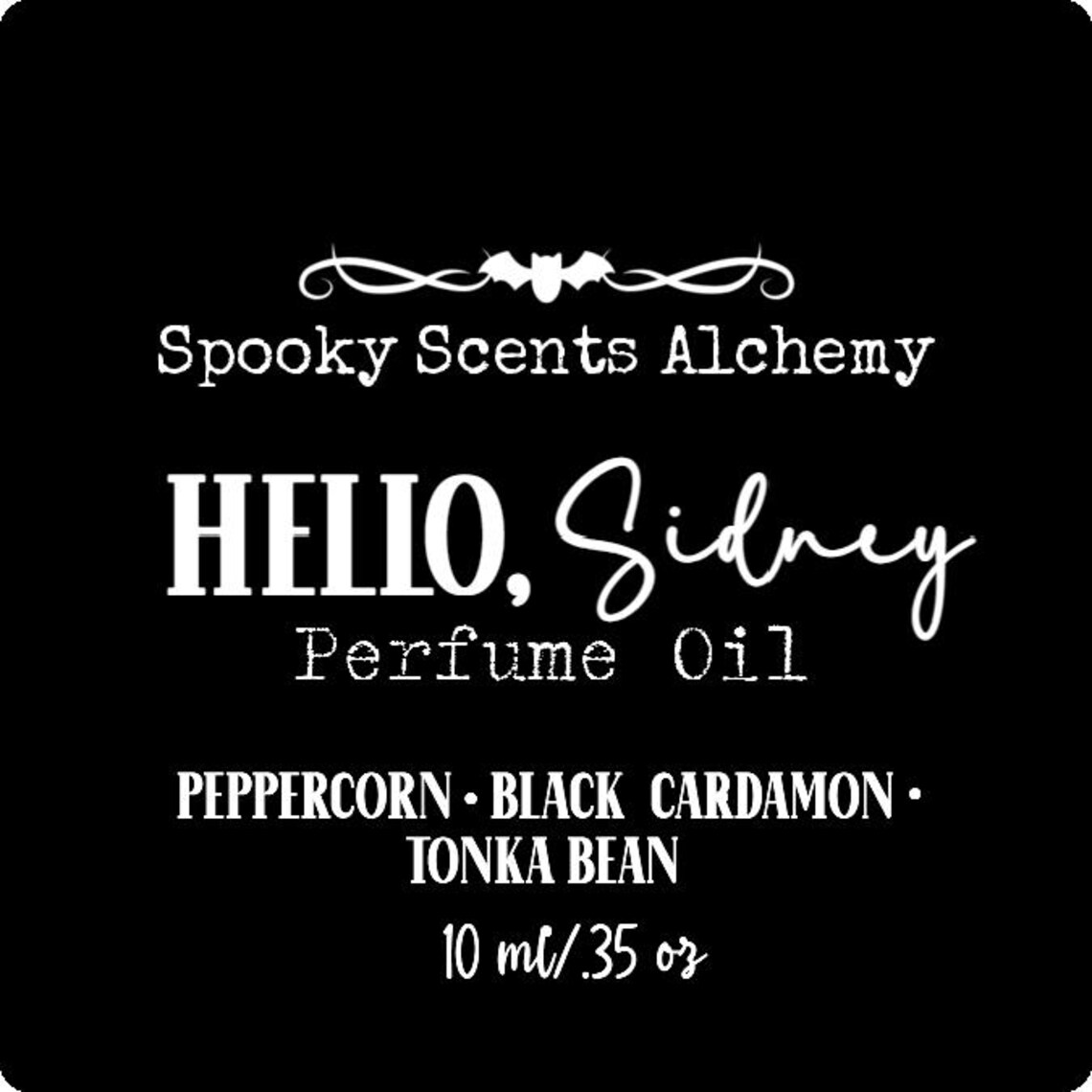 Hello, Sidney Gothic Perfume Roll on Oil-spooky Gothic Fragrance ...