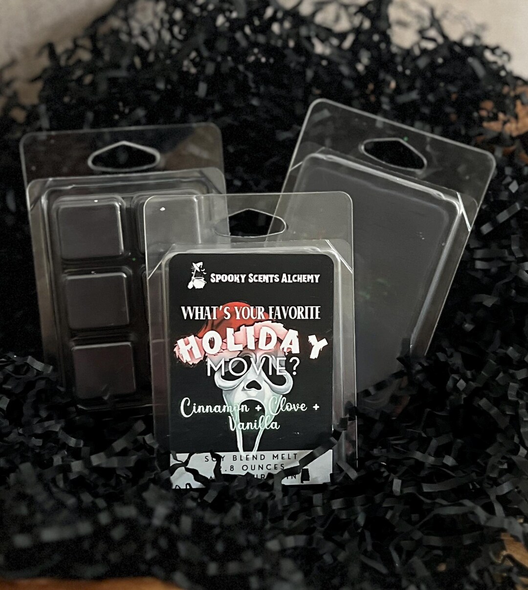 What's Your Favorite Holiday Movie Goth Christmas Wax Melt- Ghostface ...