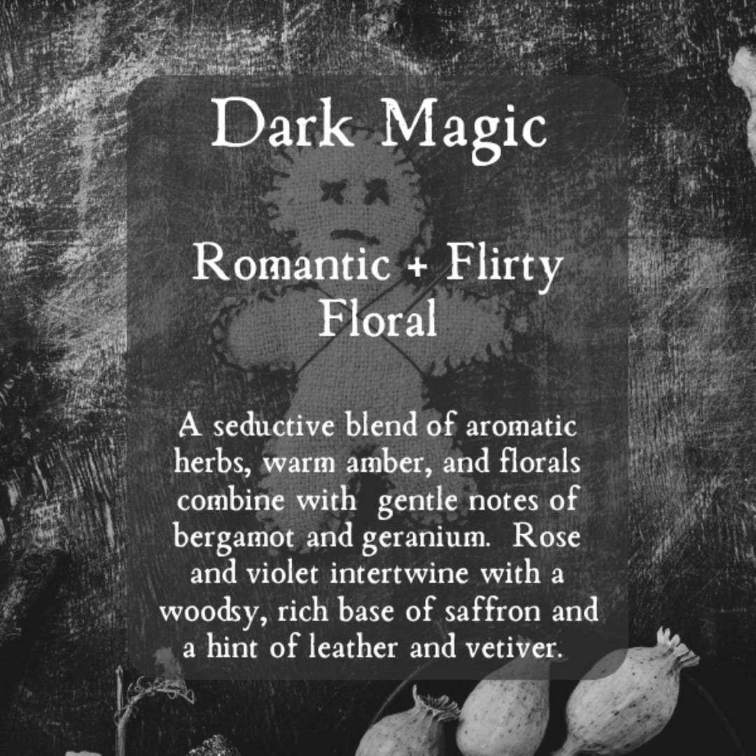 Dark Magic Gothic Perfume Roll on Oil- Spooky Perfume-gothic Scents ...