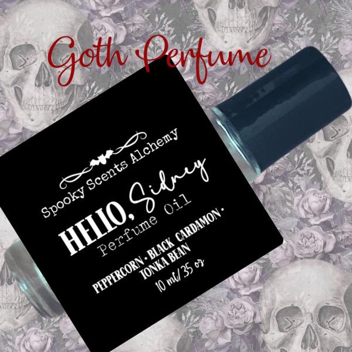 Hello, Sidney Gothic Perfume Roll on Oil-spooky Gothic Fragrance ...