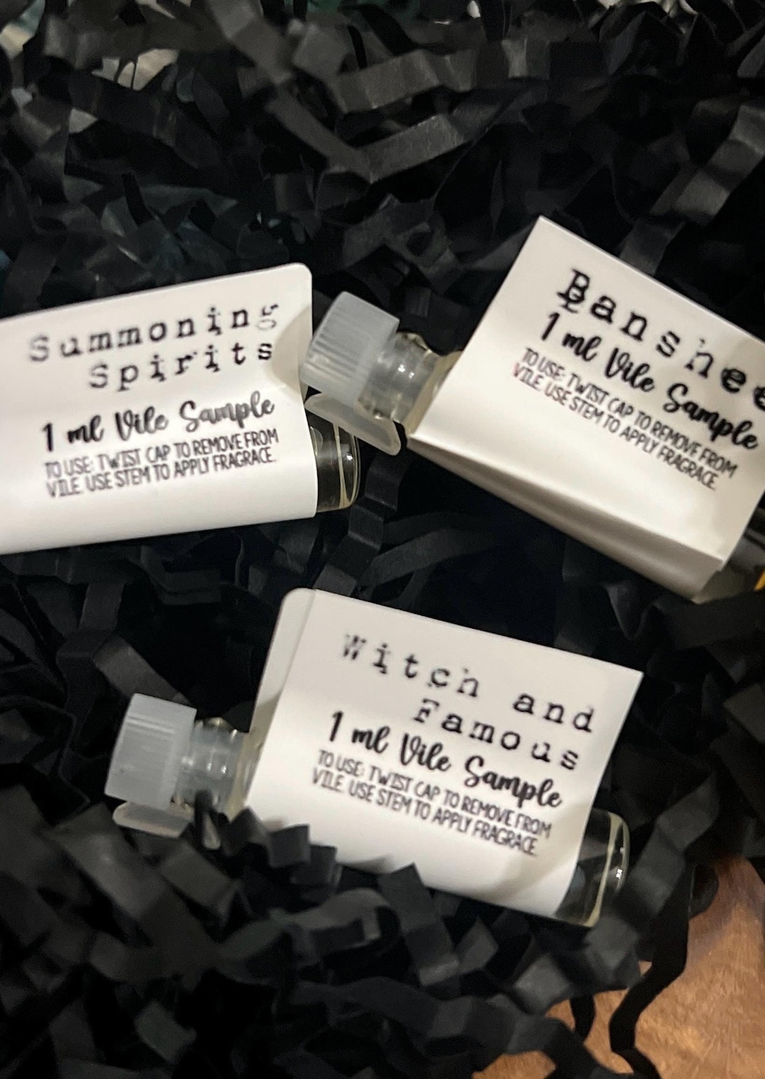 Gothic Perfume Sample Set, Discovery Set Roll on Oil, Halloween Perfume ...