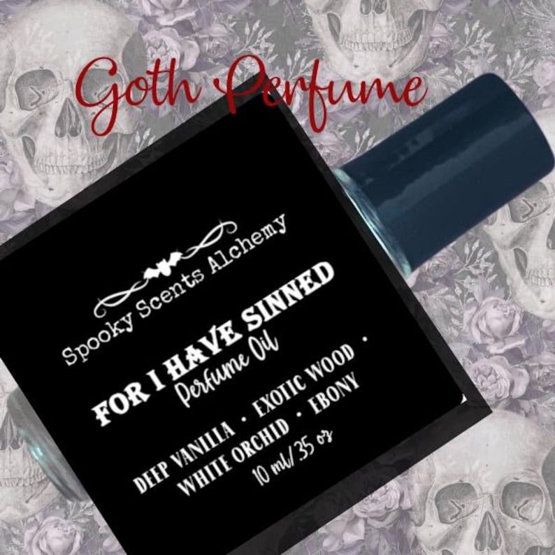 For I Have Sinned Roll on Gothic Perfume Oil halloween Goth Scents ...