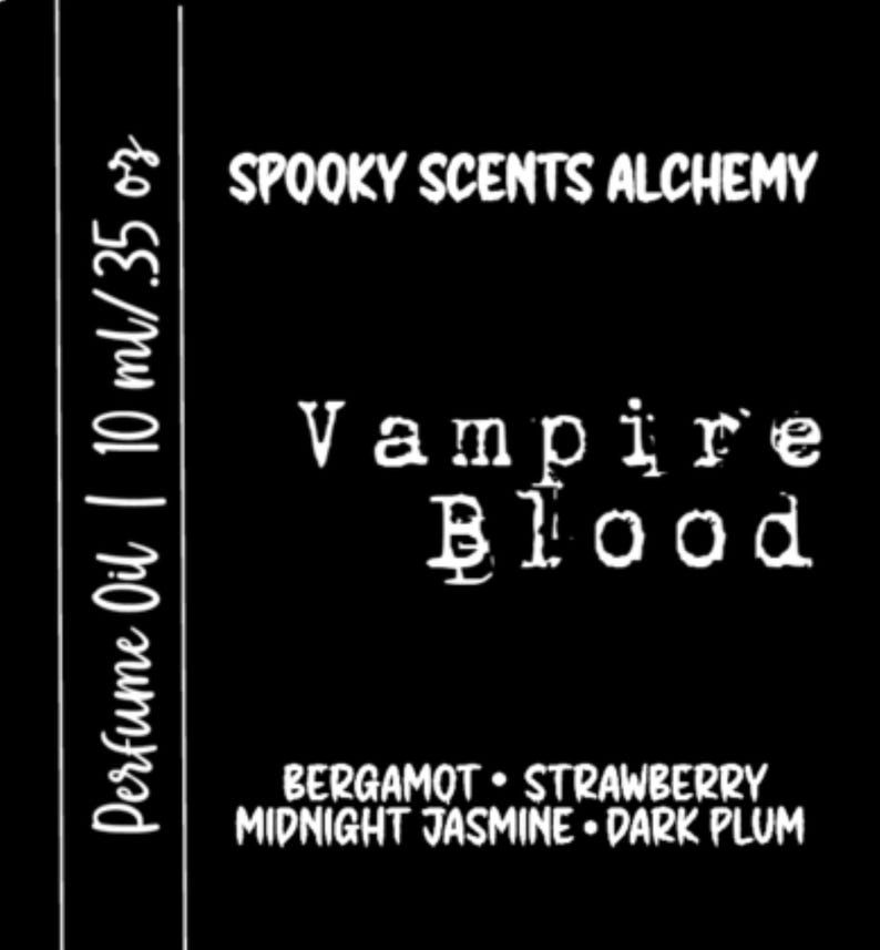 Vampire Blood Gothic Roll on Perfume Oil -goth Fragrance Roller Ball ...