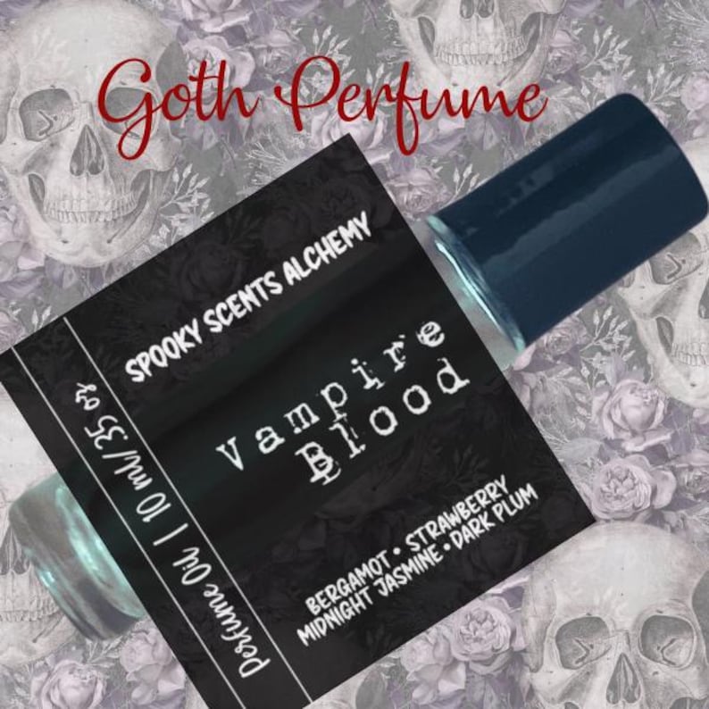 Vampire Blood Gothic Roll on Perfume Oil -goth Fragrance Roller Ball ...